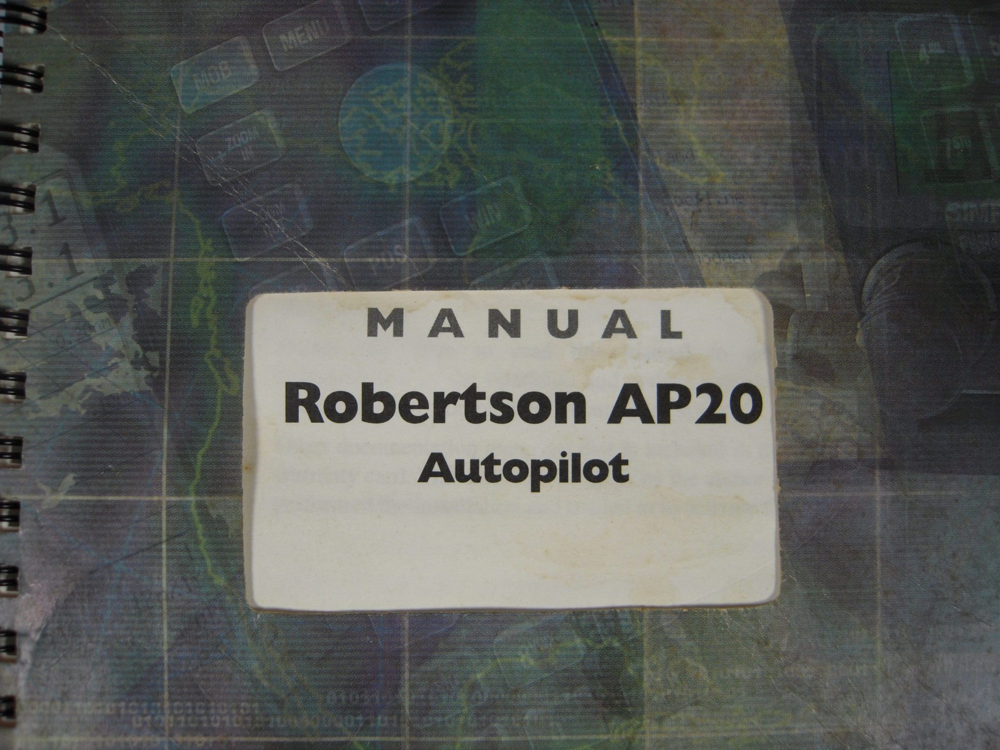 Simrad Robertson AP20 Autopilot Operation and Instruction Manual - Max ...