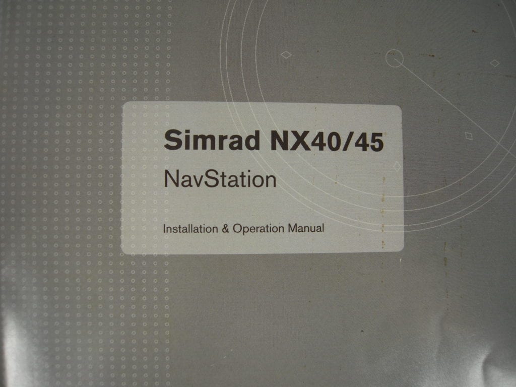 Simrad NX40/45 NavStation Installation and Operation Manual - Max ...