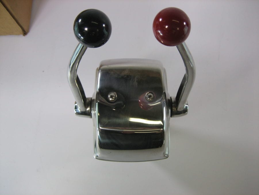 Morse VINTAGE Top Mount Dual Function Marine Binnacle Throttle Shifter ...