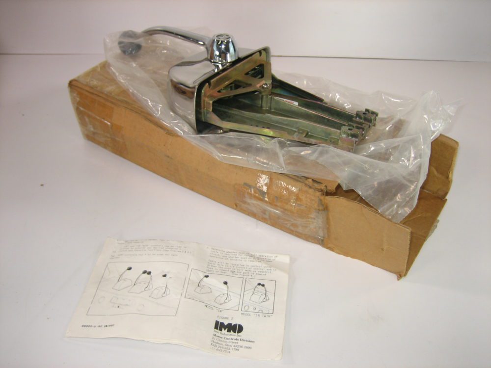 Morse VINTAGE Top Mount Single Function Marine Binnacle Throttle ...