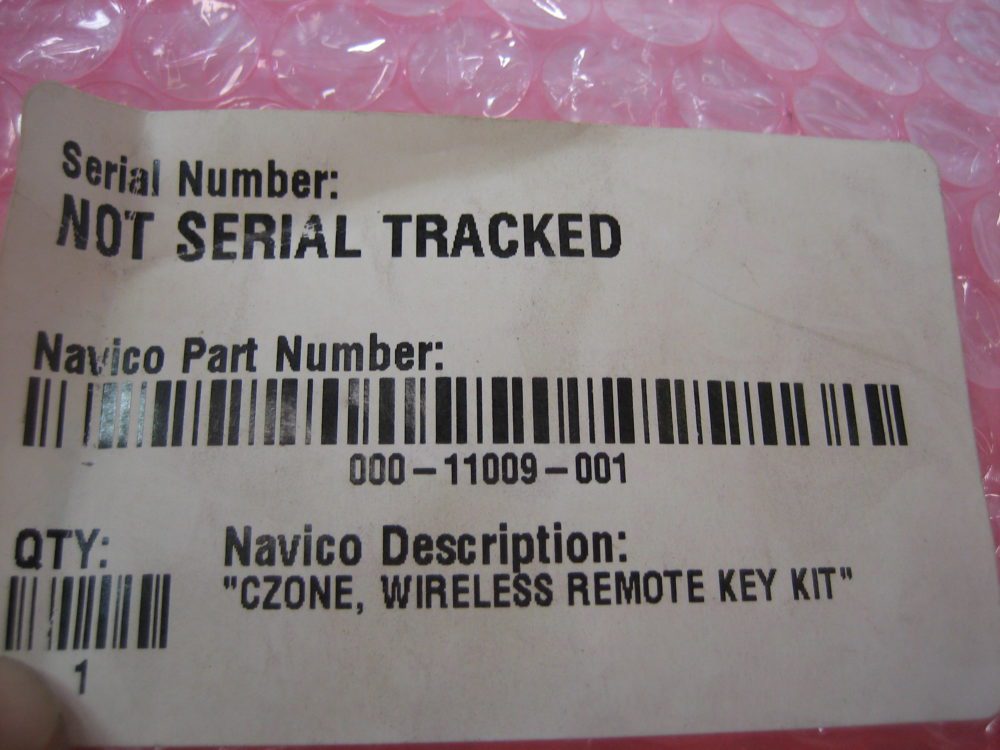 BEP Mastervolt Czone *NEW* Wireless Remote Key Kit f/701-Md & 720 80 ...