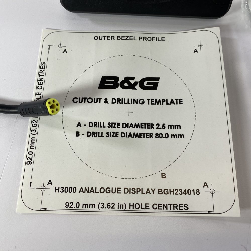 B&G H3000 BGH230008 25Kt Analog B/Spd Guage Pack