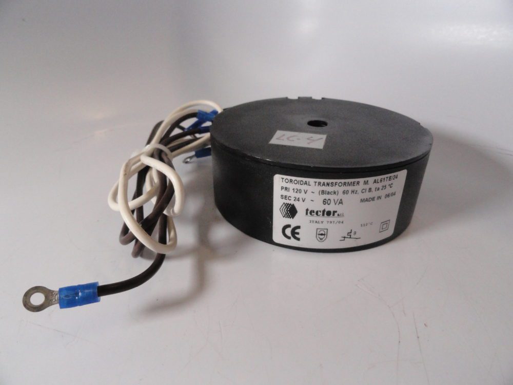 Tector AL61TE/24 Step Down Toroidal Transformer (120V/24V 60VA) - Max ...