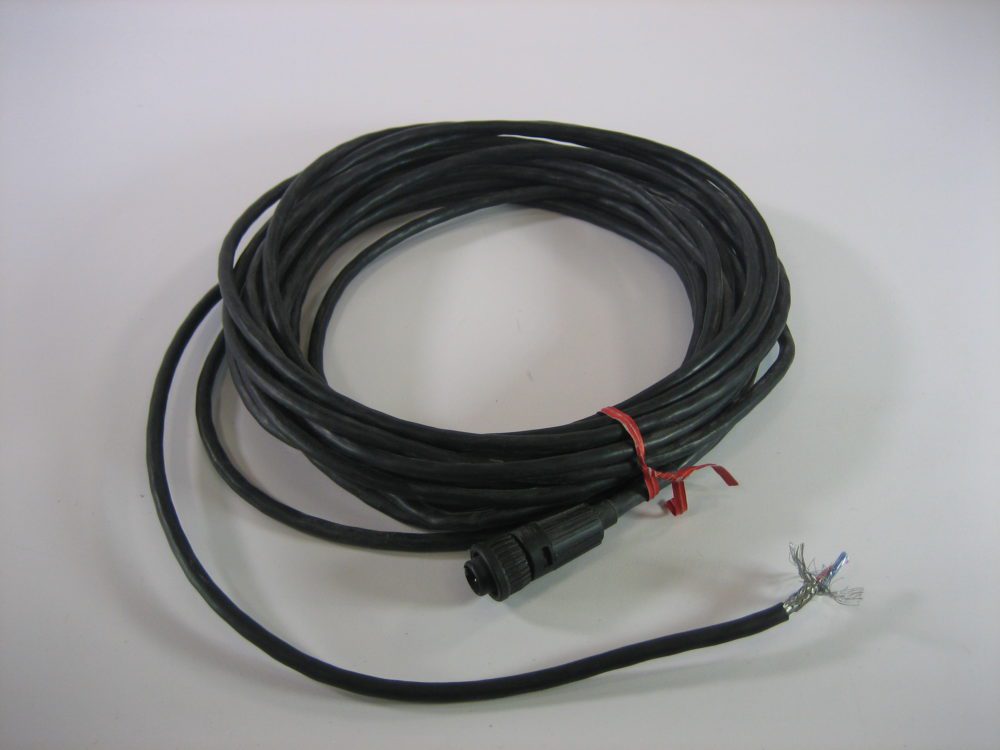 B&G B & G Transducer? Cable w/3 Pin Male Connector 25'+ Long w/ Red ...