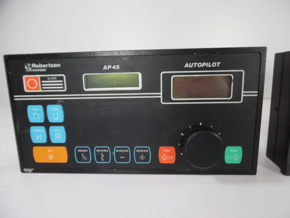 LOT OF 2 Simrad/Robertson - AP45 - Autopliot Control Head - Not Tested ...
