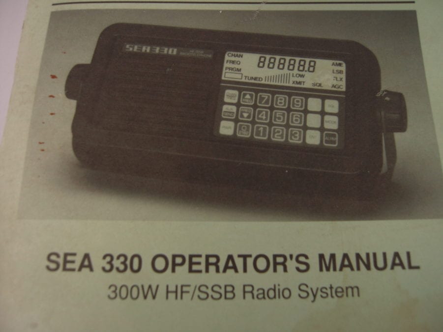 SEA 330 VHF Operator's Manual 300W HF/SSB Radio System - Free Shipping ...
