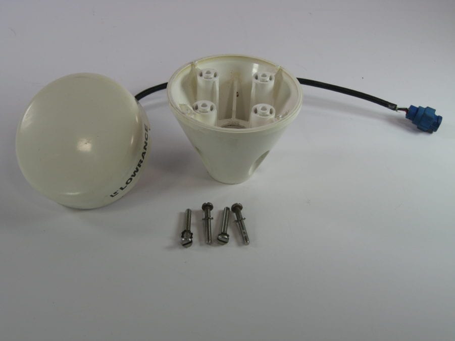 Lowrance LGC-2000 NMEA2000 GPS Antenna + Pole Base - Tested Working ...