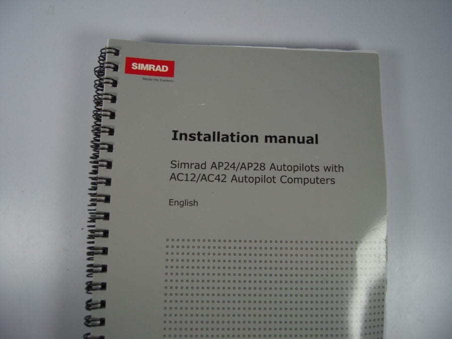 Simrad AP24 AP28 AutoPilots with AC12 AC42 AutoPilot Computers ...