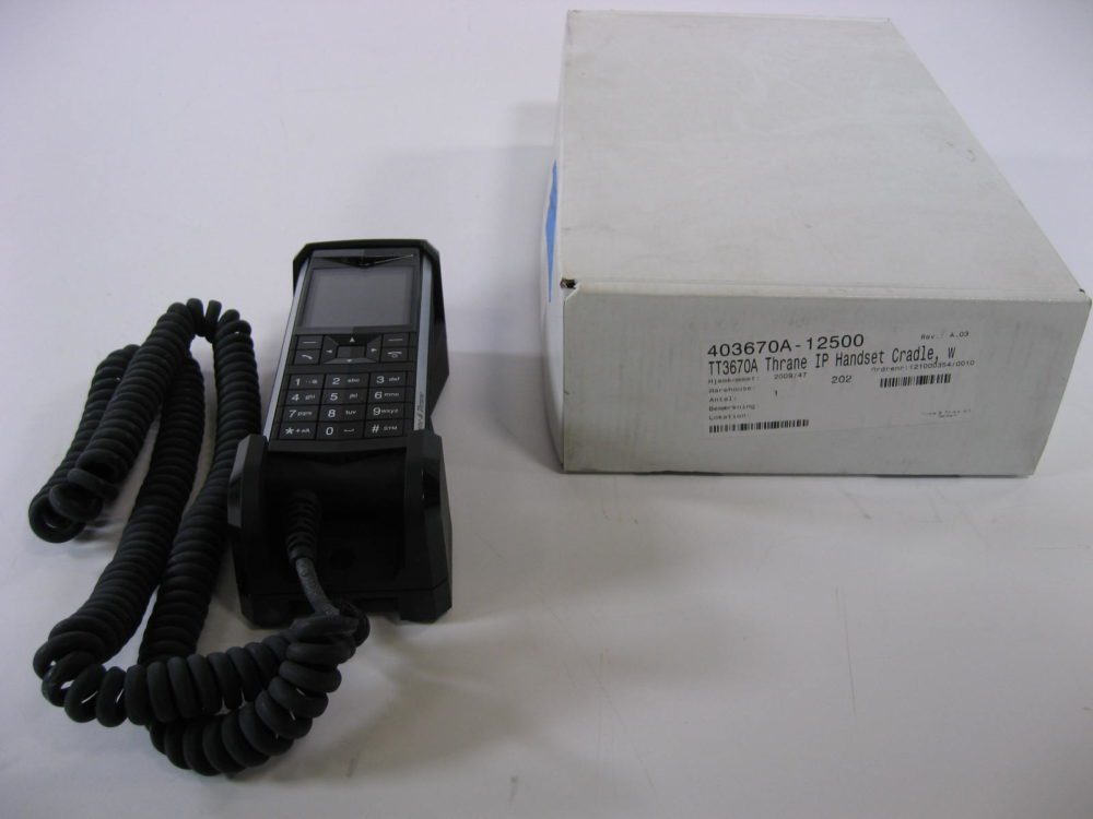 Thrane & Thrane TT-3672A IP Handset w/Cradle for FleetBroadband ...