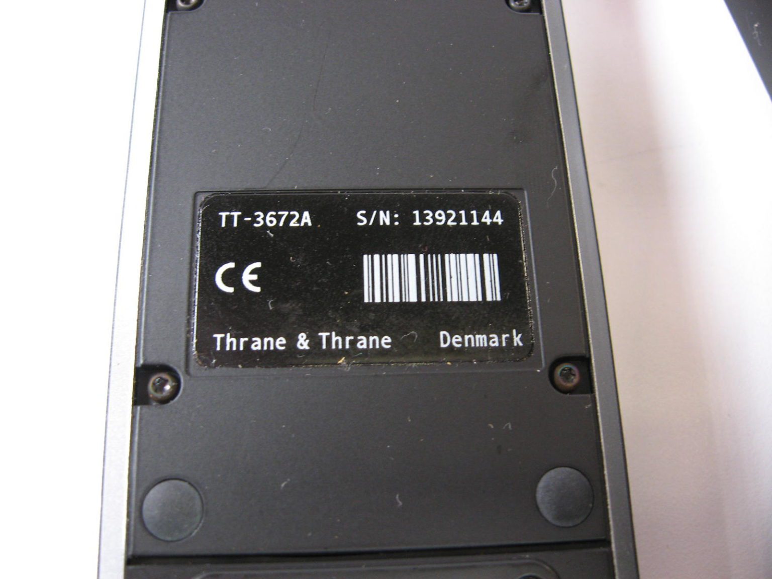 Thrane & Thrane TT-3672A IP Handset w/Cradle for FleetBroadband ...