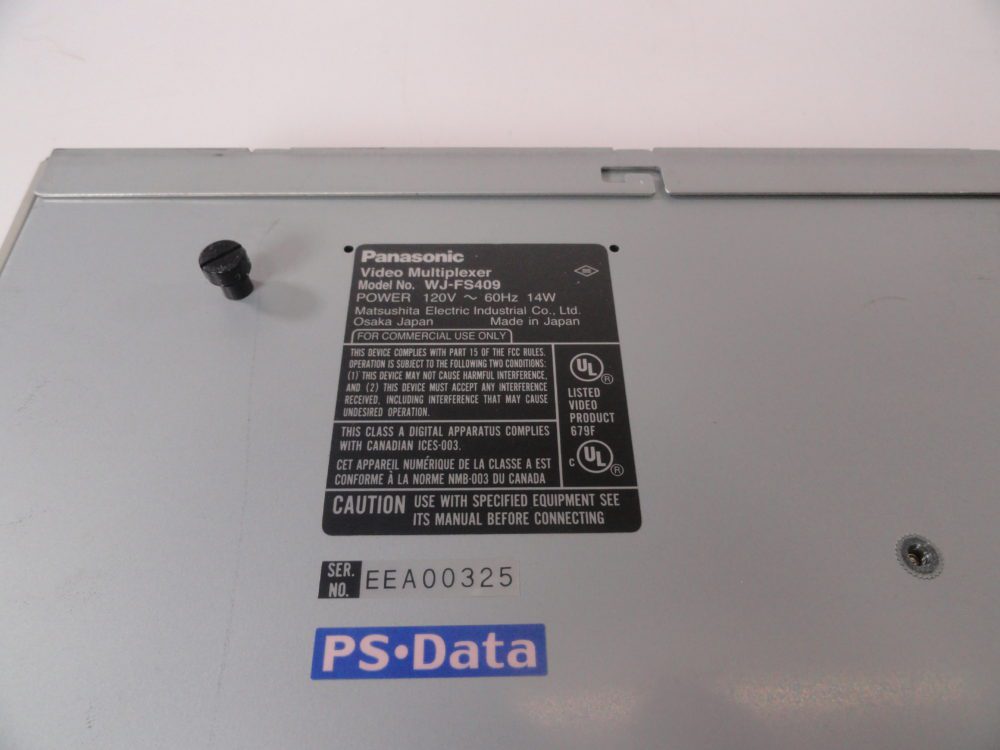 Panasonic WJ-FS409 Video Multiplexer - Free US Shipping - Max Marine ...
