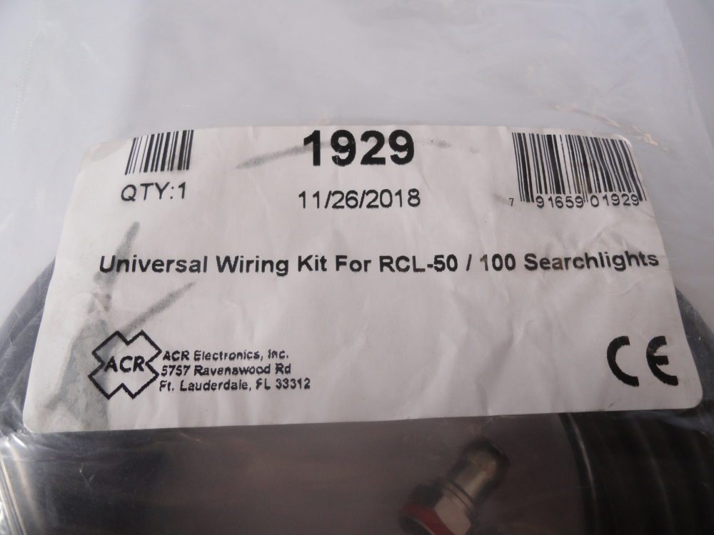 ACR 1929 Universal Wiring Kit for RCL-50 and RCL-100 Search Lights (11 ...