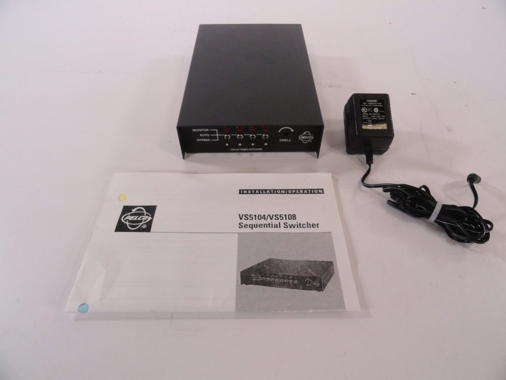 Pelco VS5104 Sequential Switcher - Free US Shipping - Max Marine ...