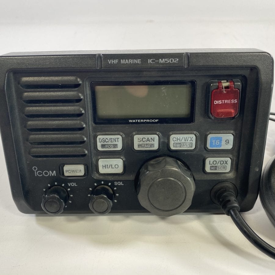 Icom IC-M502 Marine VHF Radio Transceiver w/ Microphone - TESTED - 90 ...