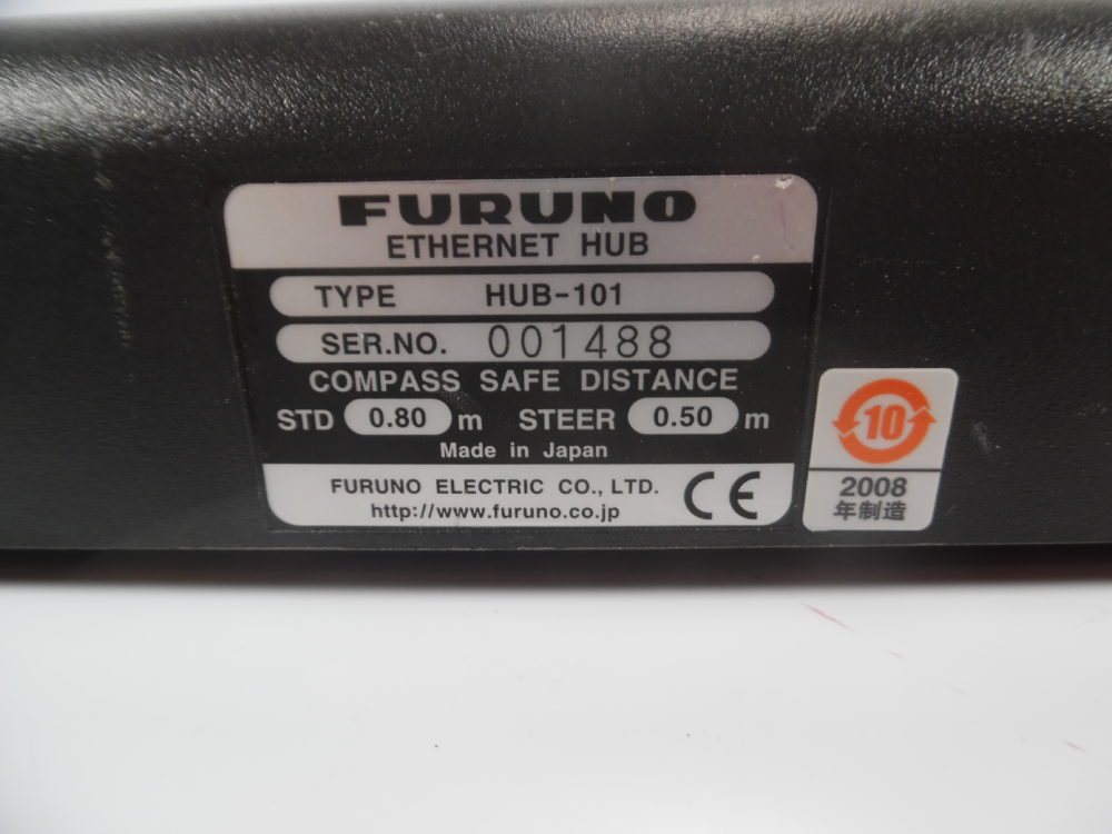 Furuno - HUB-101 Ethernet Switch Hub for Navnet 3D TZ Ethernet - Tested ...