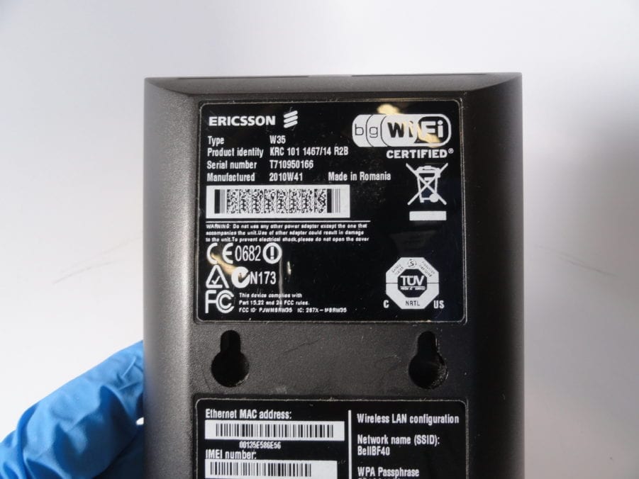 Ericsson W35 3G WCDMA/HSUPA Broadband Router - Max Marine Electronics