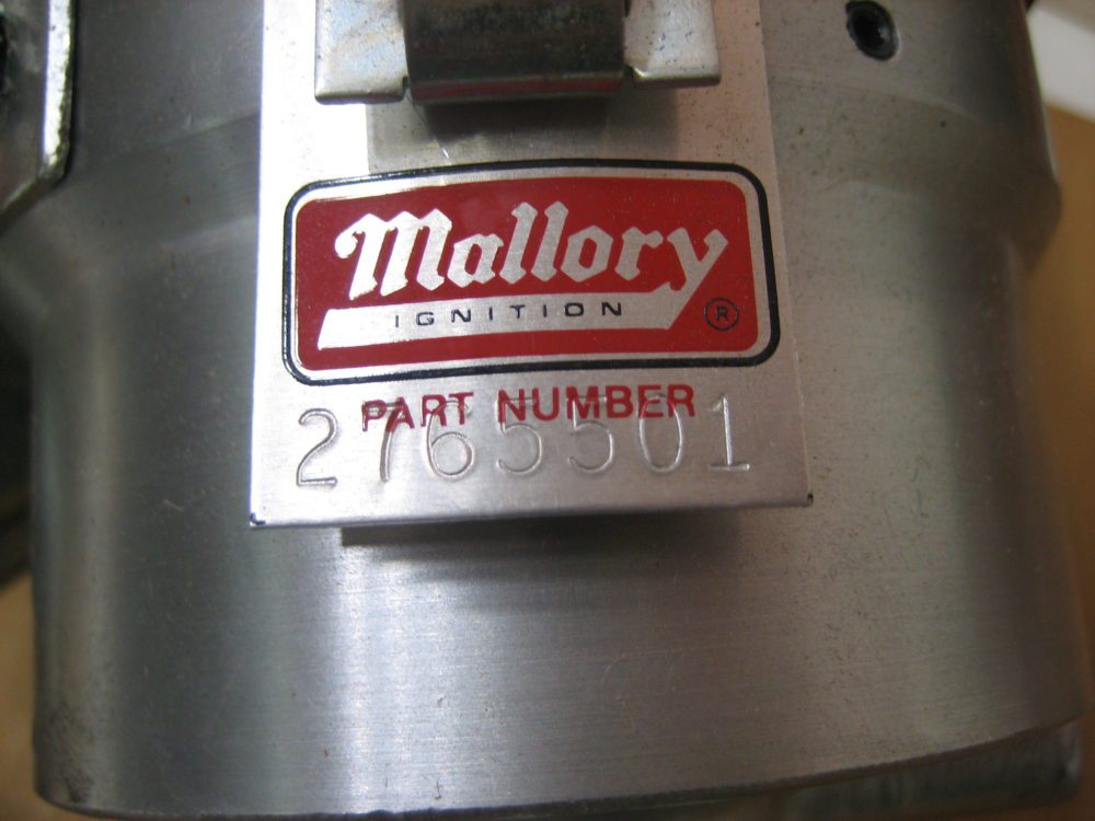 Mallory **NEW** Dual Point Vacuum Distributor 2765501 for Chevy Marine ...