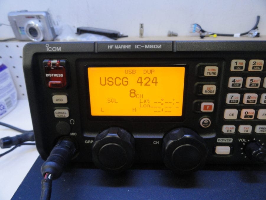 ICOM IC-M802 Single Side Band Radios w/ AT-120 and AT-130 Tuners ...