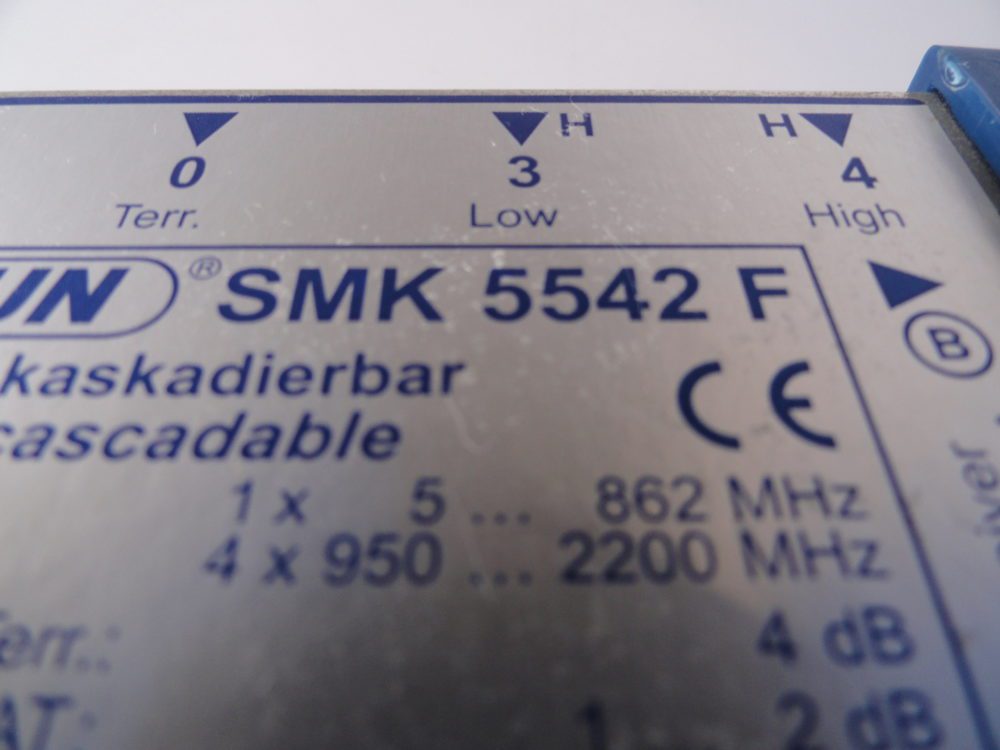 Spaun SMK5542F Cascadable Satellite Multiswitch - Free US Shipping ...