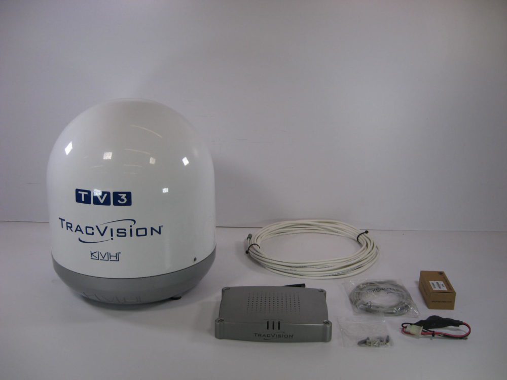 KVH Tracvision TV 3 14.5” Dish U.S. Circular LNB Fully Tested Working ...