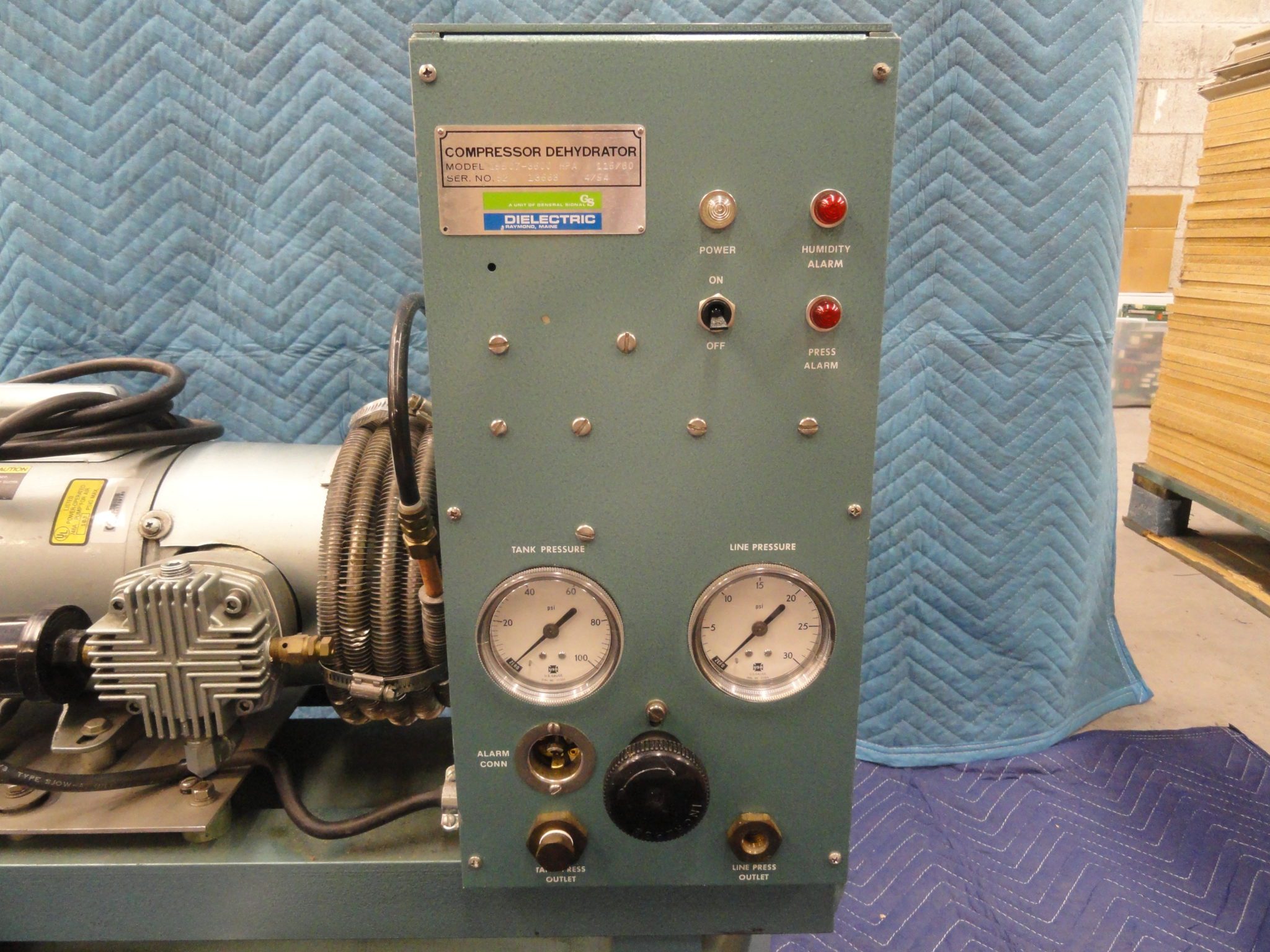 Dielectric 19-507-3600 Portable Compressor Dehydrator - Local Pickup ...