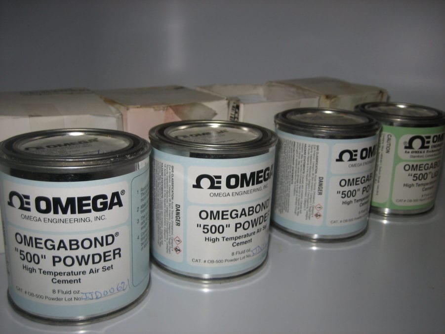 Omegabond Omega Bond High Temp Cement OB-500 LOT OF LIQUID & POWDER Exp ...