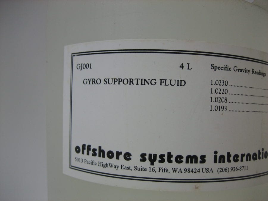 Offshore Systems International GJ001 4L Gyro Support Supporting Fluid ...