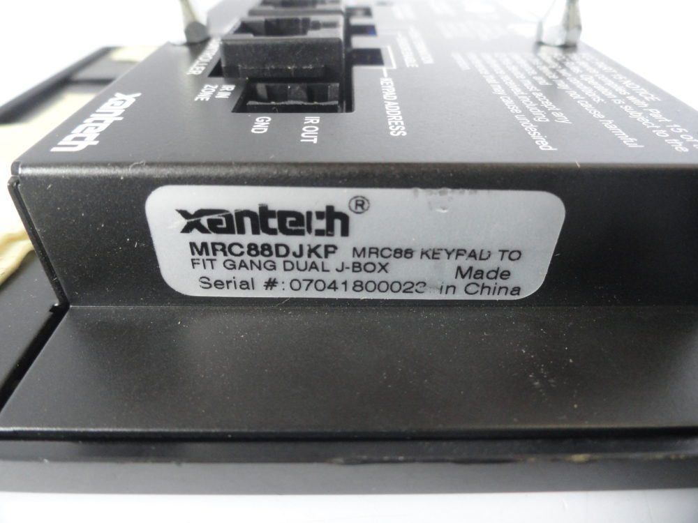 Xantech MRC88DJKP Key Pad - Free US Shipping - Max Marine Electronics