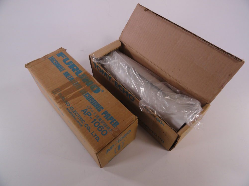 Set of 2 Furuno AP-1060 Facsimile Metalized Recording Paper (257MM X ...