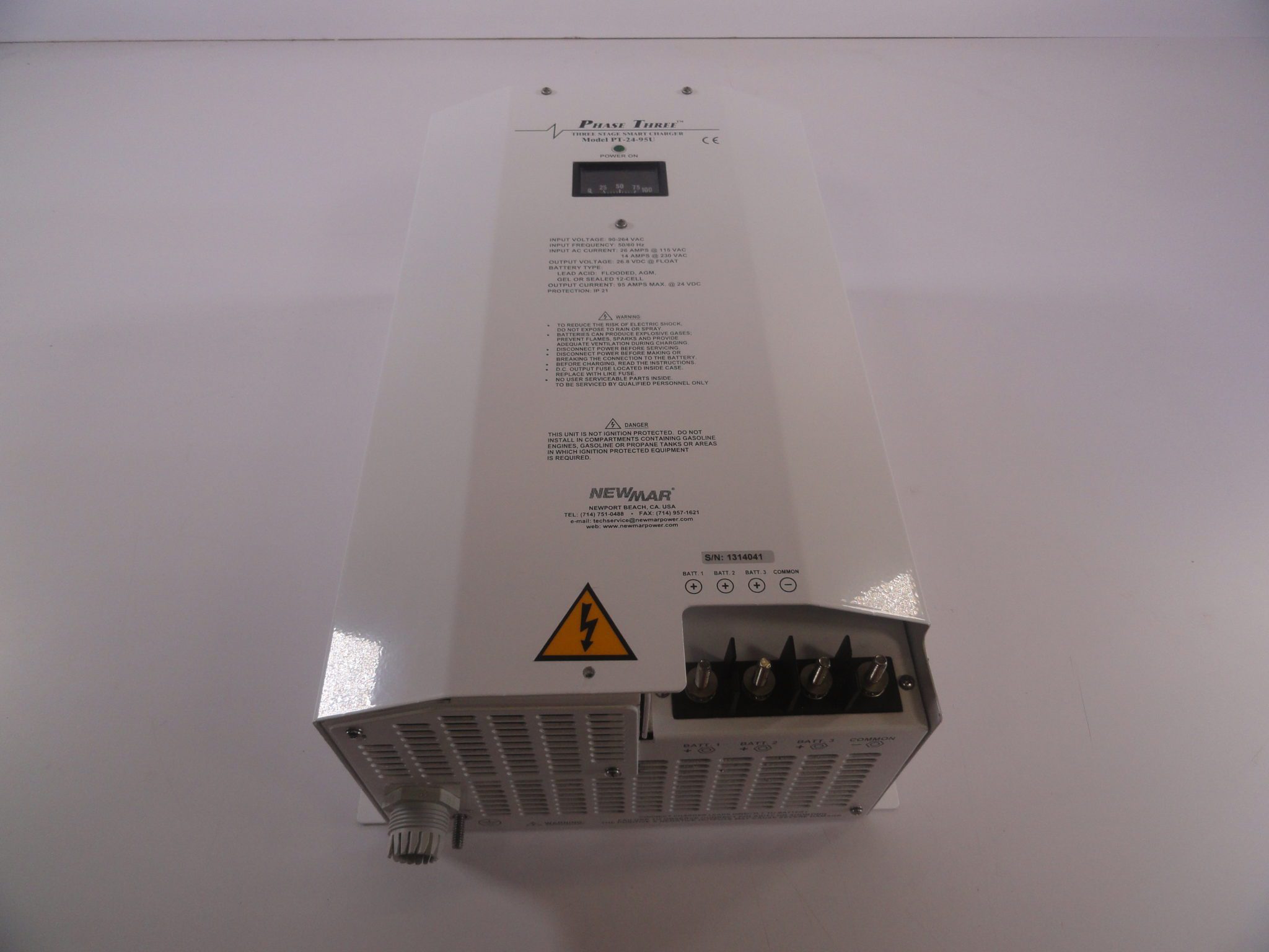 Newmar PT-24-95U Phase Three - Three Stage Smart Charger - Max Marine ...