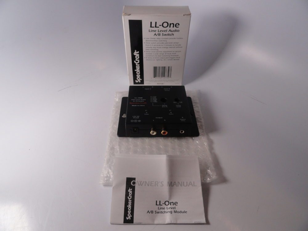 Speakercraft LL-One Line Level Audio A/B Switch - Max Marine Electronics