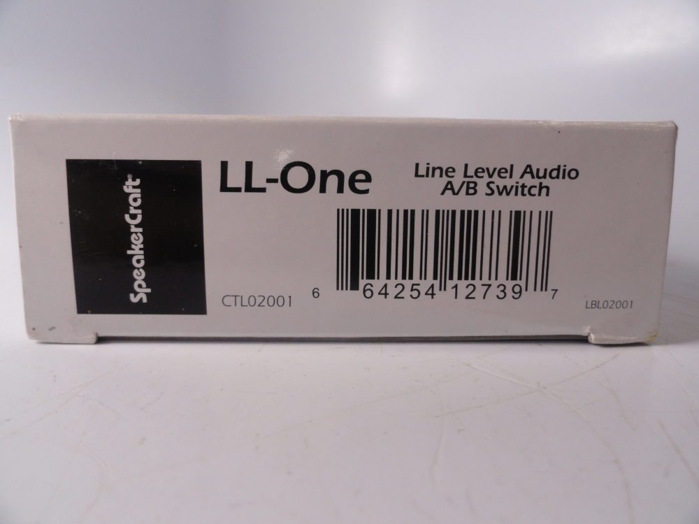 Speakercraft LL-One Line Level Audio A/B Switch - Max Marine Electronics