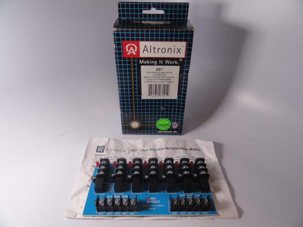 Altronix RB7 Ultra Sensitive Multi Relay - Free US Shipping - Max ...