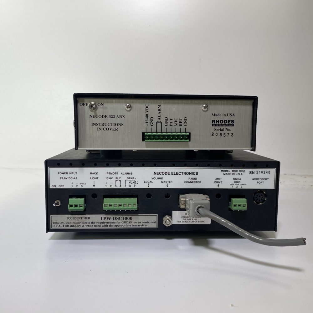 Necode 322 ARX & Necode DSC LPW-DSC1000 Marine Digital Encoder Decoder ...