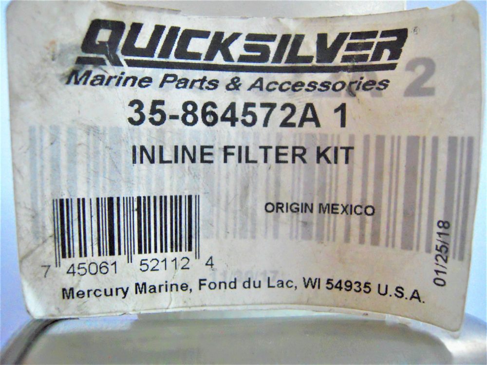 Quicksilver 35-864572 Replacement Fuel Filter *REPLACES MERCRUISER 35 ...