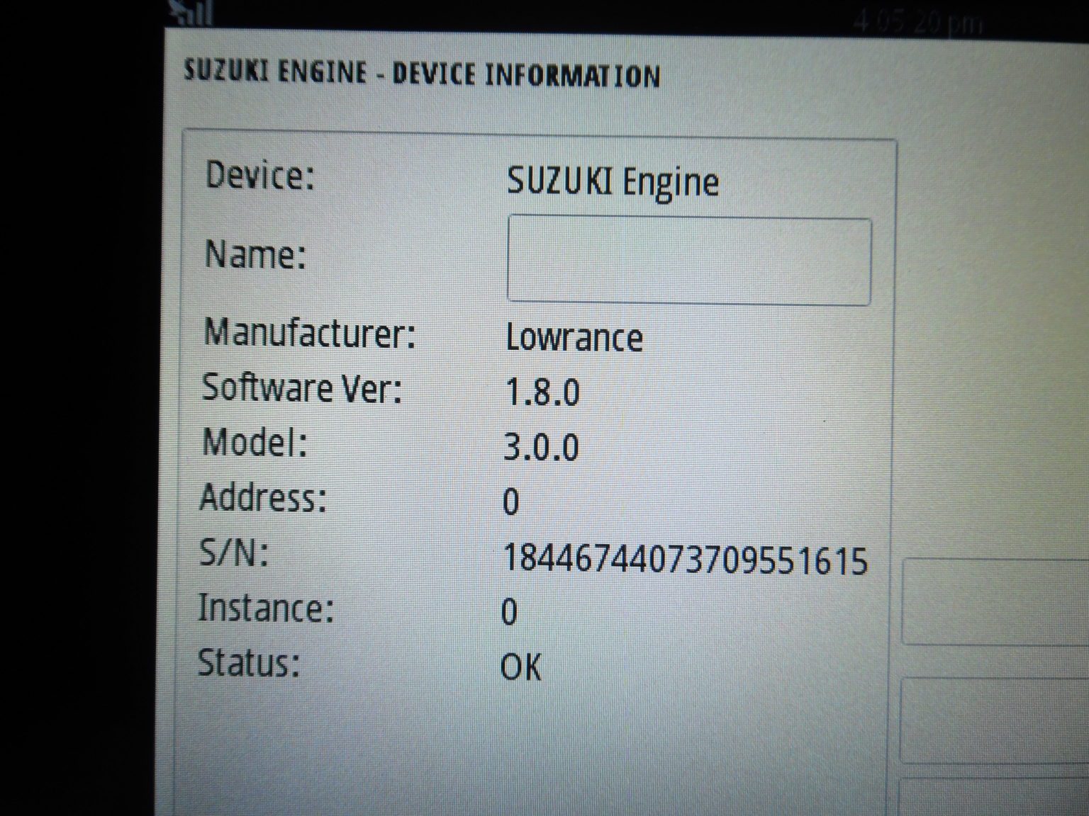 GENUINE SUZUKI 990C0 ENGINE INTERFACE CABLE - Good Condition - Max ...