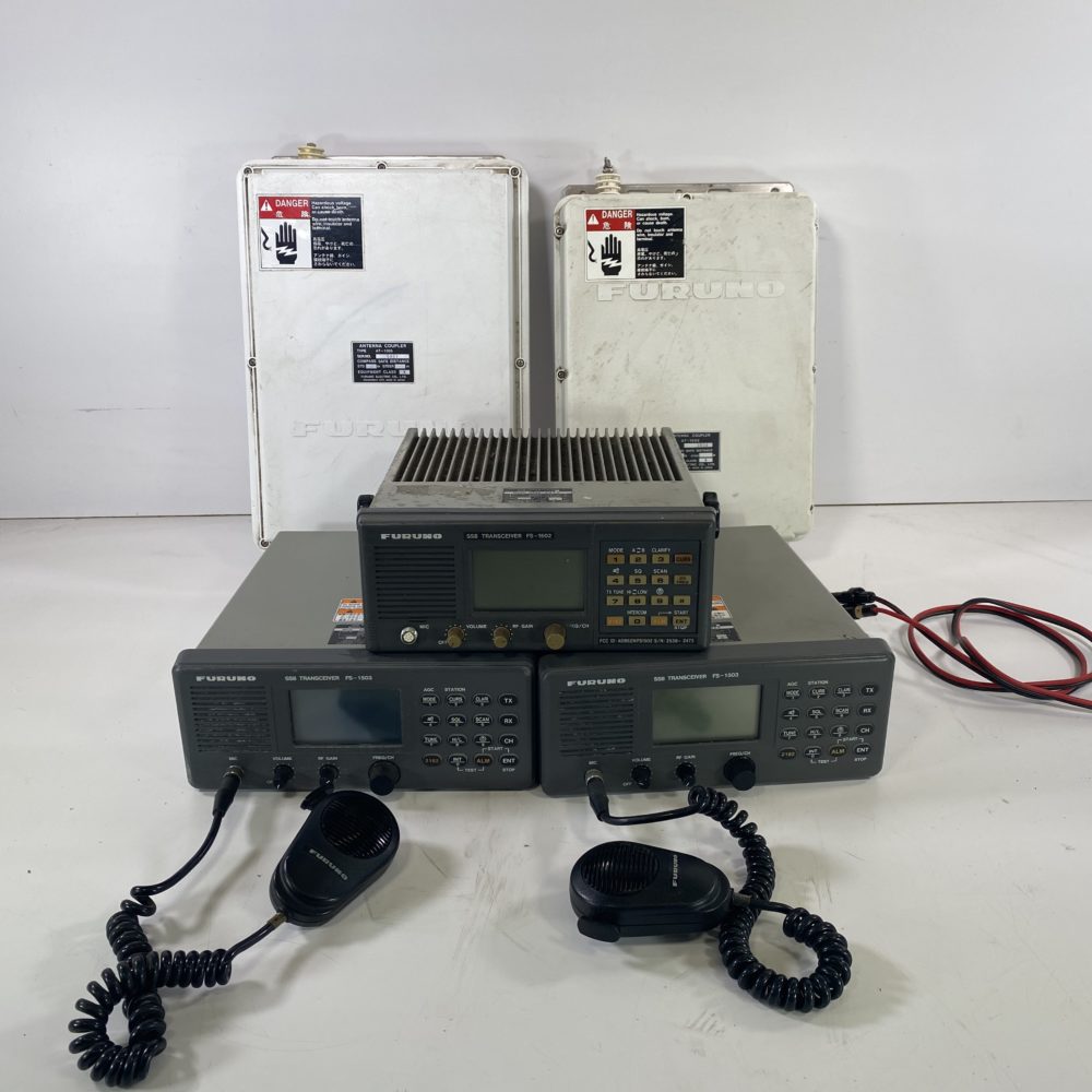 Furuno FS-1502 FS-1503 SSB Single Side Band Radio + Tuners AT-1502 AT ...