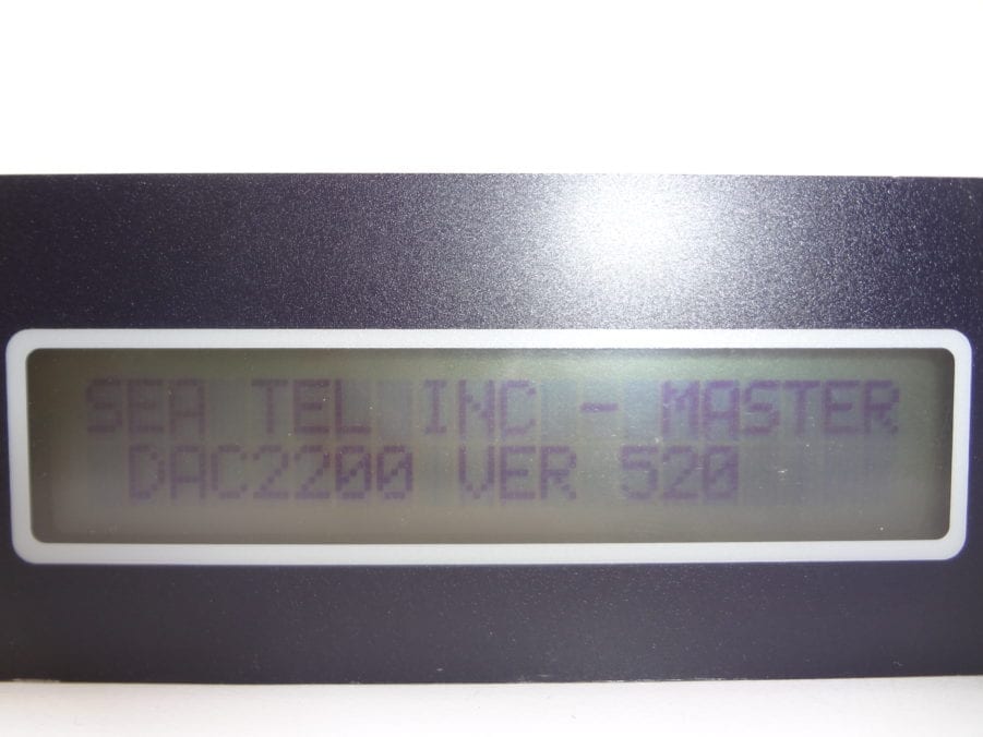 SeaTel/Cobham DAC 2200 SW version 520 5.20 Antenna Control Unit VSAT TV ...