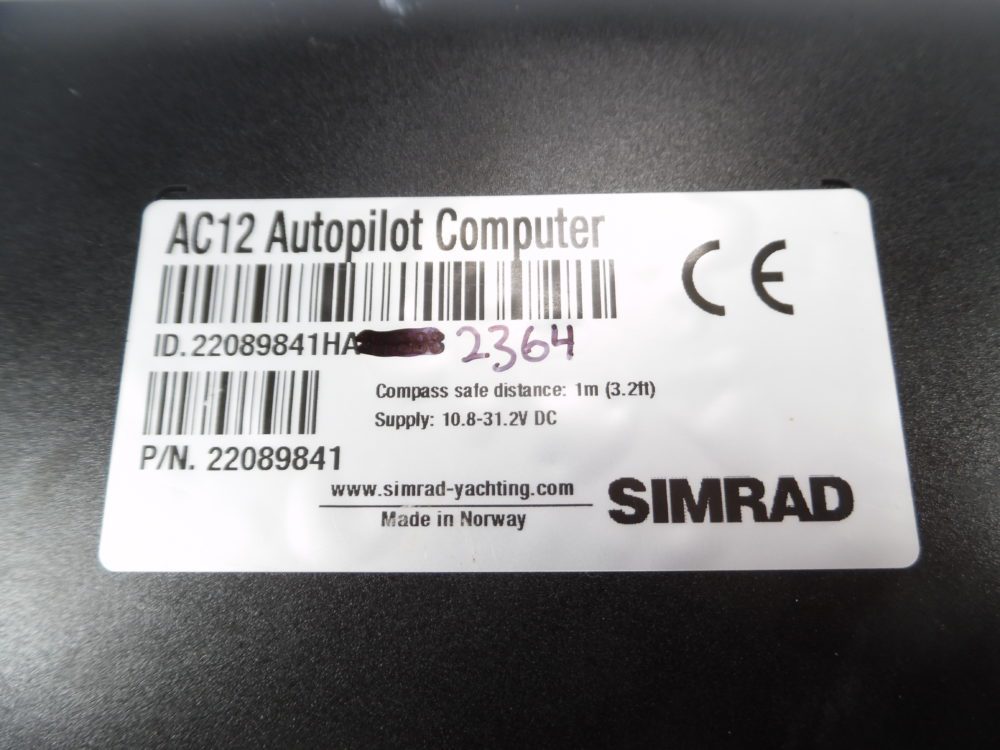 Simrad - AC12 - Autopilot Computer - 22089841 - For AP24/AP28 - TESTED ...