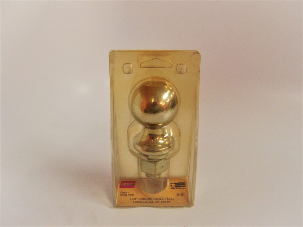 ACME 35-26 1 7/8" Forged Steel Chrome Trailer Ball Hitch 3/4" Shank ...