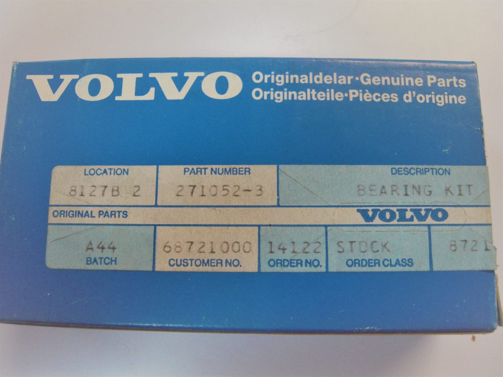 Volvo Penta 271052 Rod Bearing Set *OEM*NEW OLD STOCK* - Max Marine ...