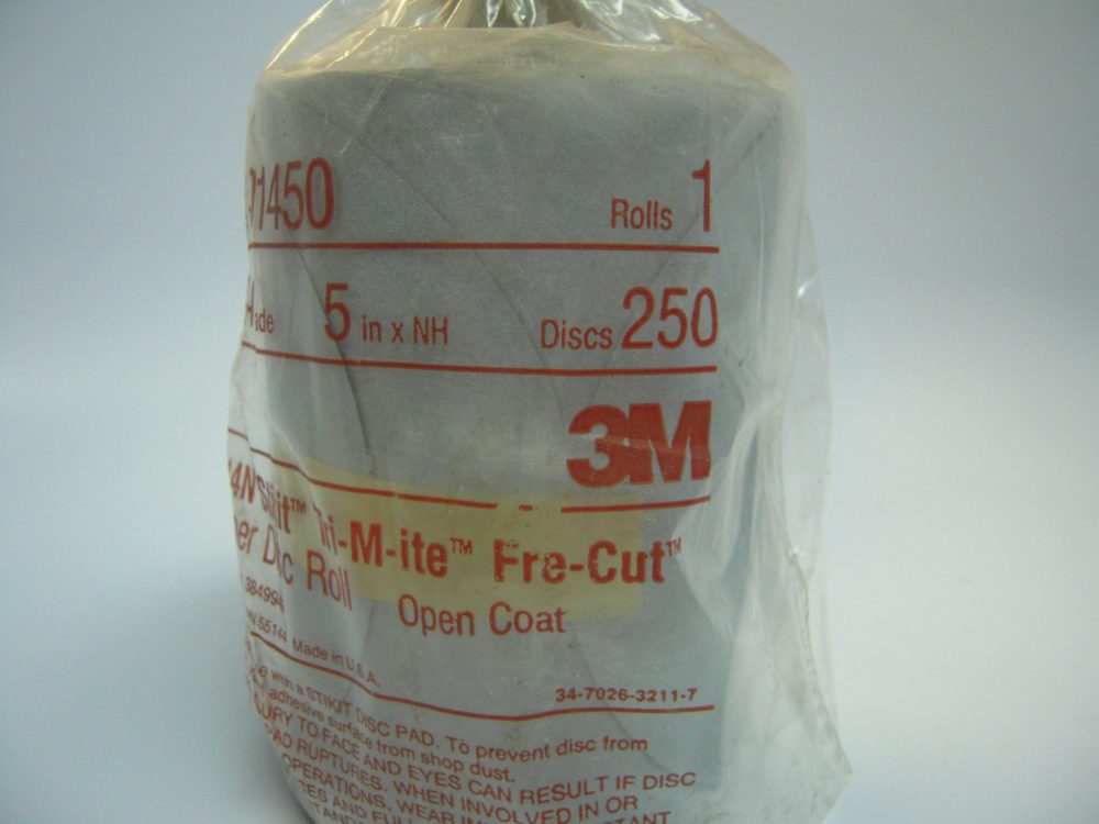 3M 01450 414N Stikit Tri-M-ite Fre-Cut Paper Disc Roll 5in 320A Grit ...