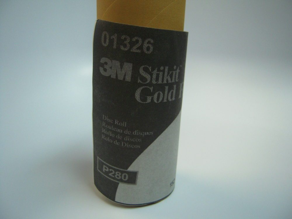 3M *NEW* 01326 255L Stikit™ Gold Film Disc Roll 6 in P280 Grit *75 ...