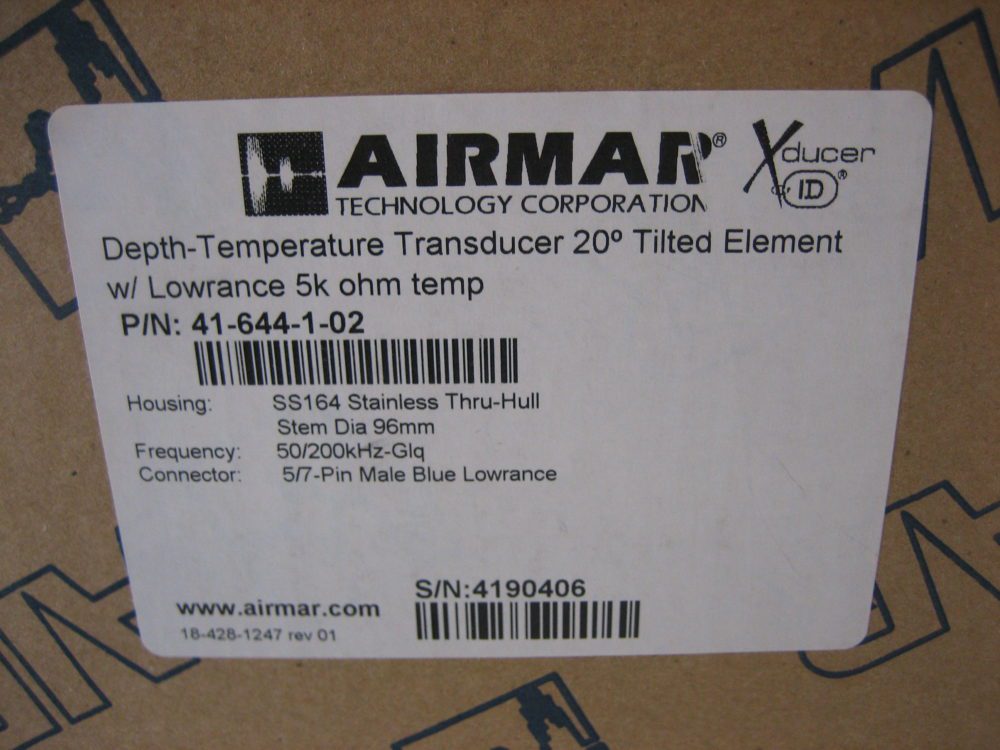 Lowrance Simrad 1kw 1000w 20 Degree SS164-20 Tilted Element Transducer ...