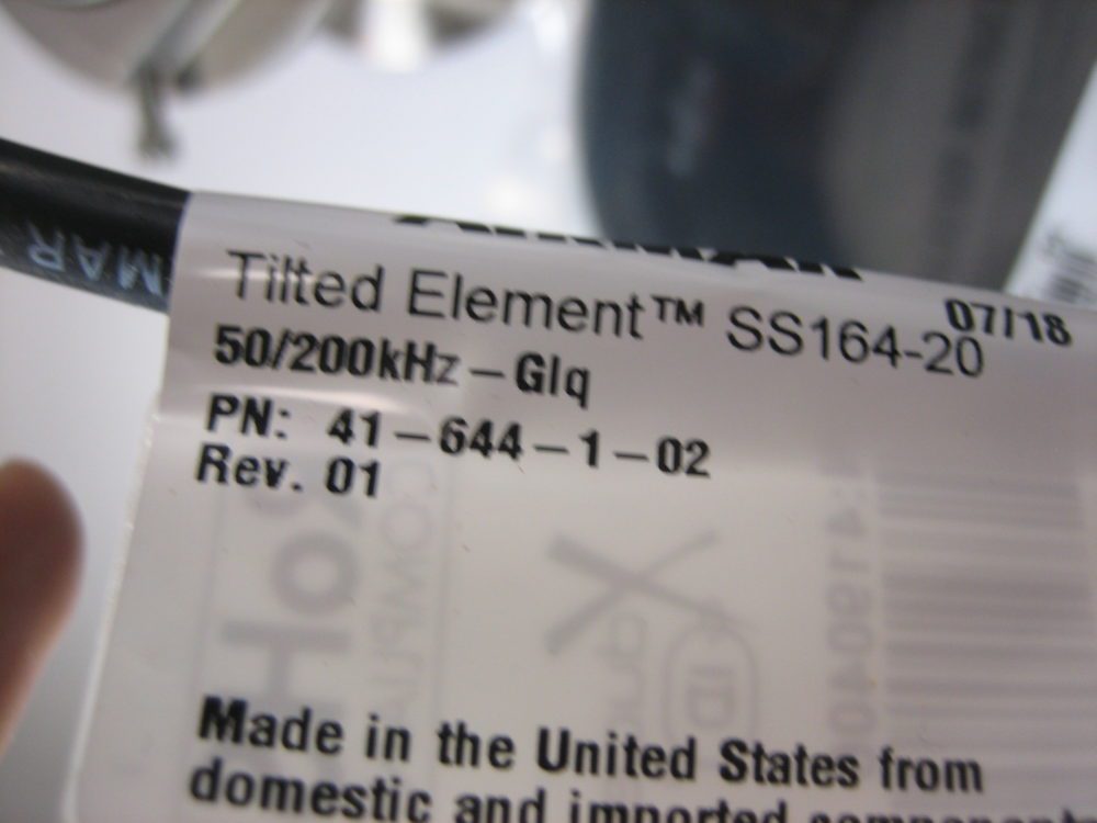 Lowrance Simrad 1kw 1000w 20 Degree SS164-20 Tilted Element Transducer ...