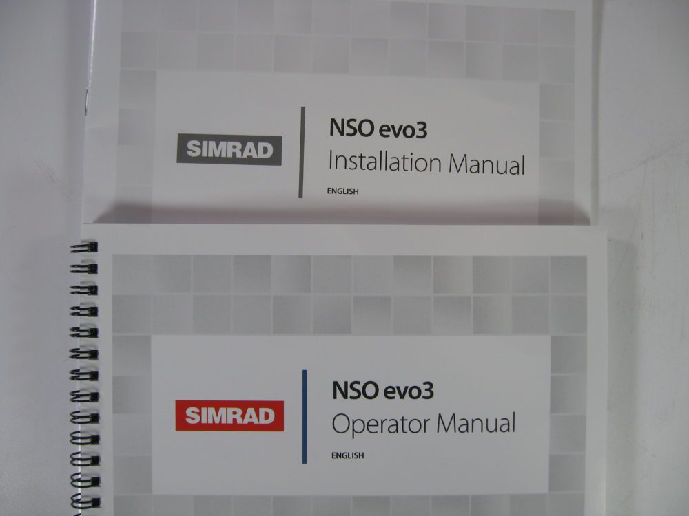 Simrad 003-9328-00 NSO EVO3 Installation and Operator Manual Kit - Max ...