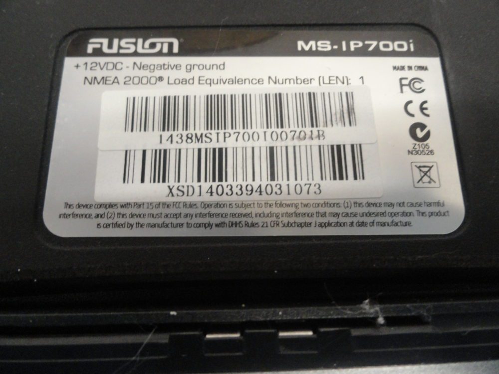 Fusion MS-IP700i True-Marine Entertainment System for iPod - Free US ...