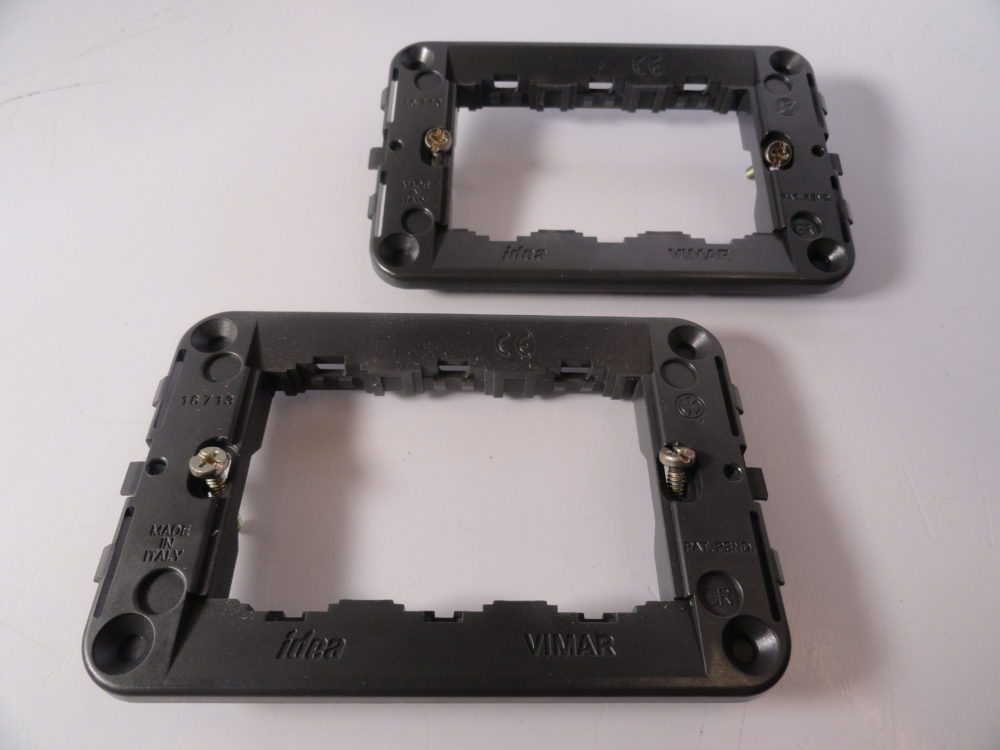 Set of 2 Vimar 16713 Mounting Frames for Rectangular Boxes - Max Marine Electronics