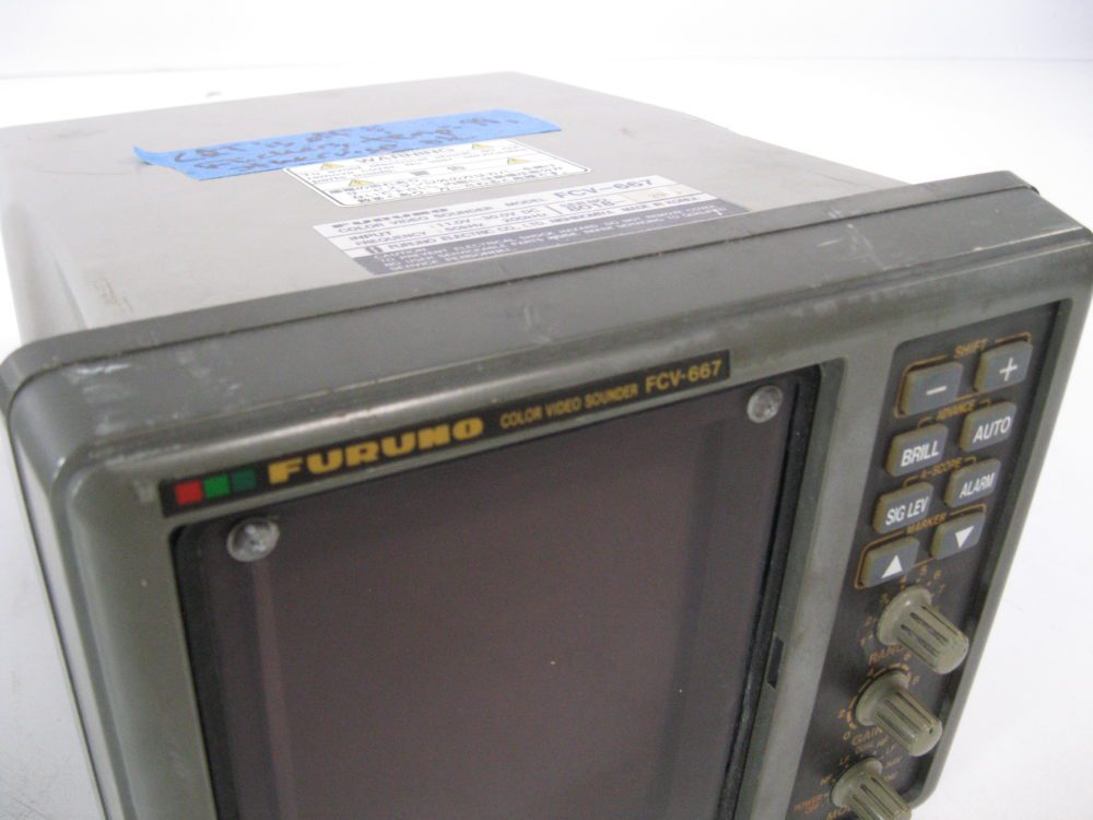 Furuno FCV-667 Sounder CRT Display 50/200 kHz (For Parts Or Repair ...
