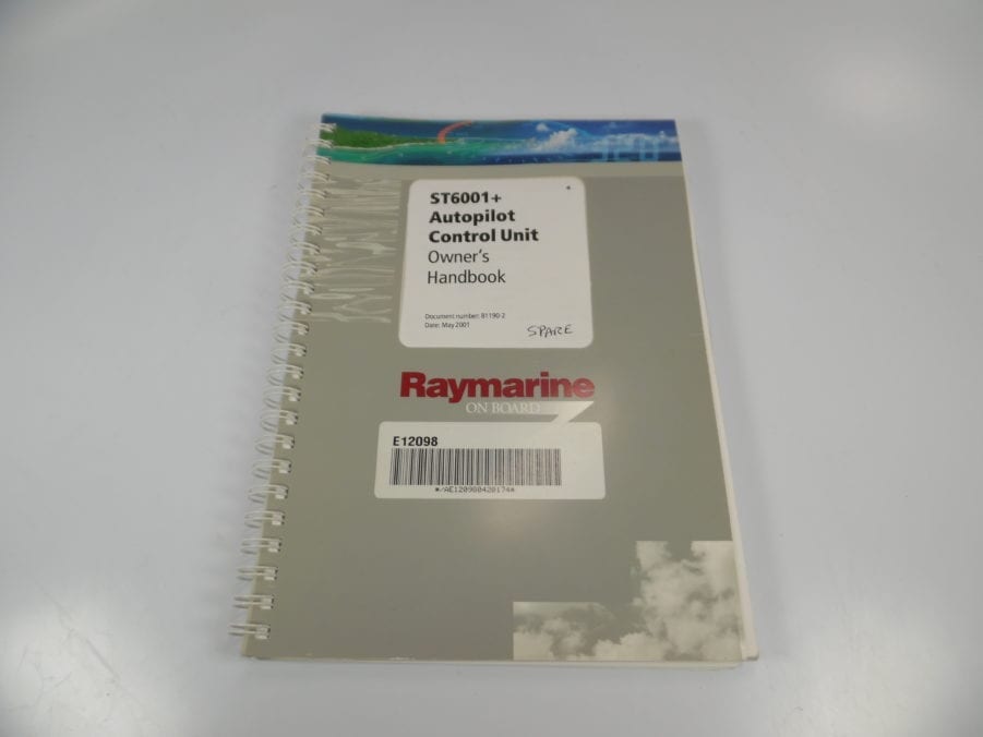 Raymarine - ST6001+ Autopilot Control Unit - Owner's Handbook - Free ...